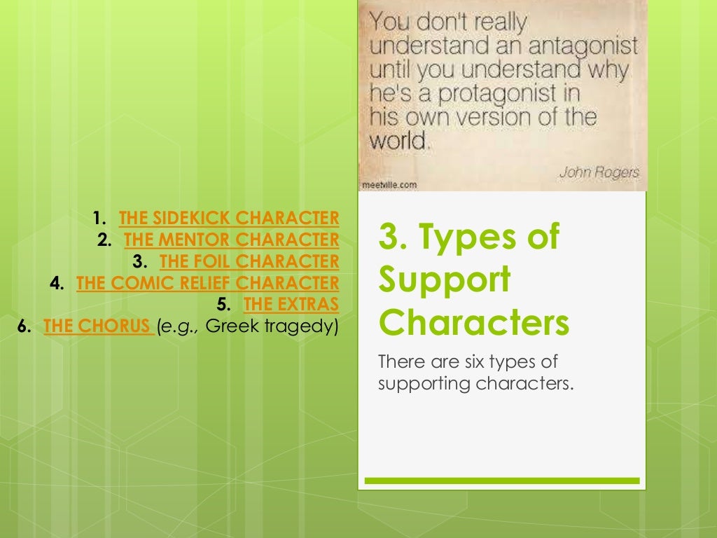 Types Of Characters In Literature Types Of Characters In Literature