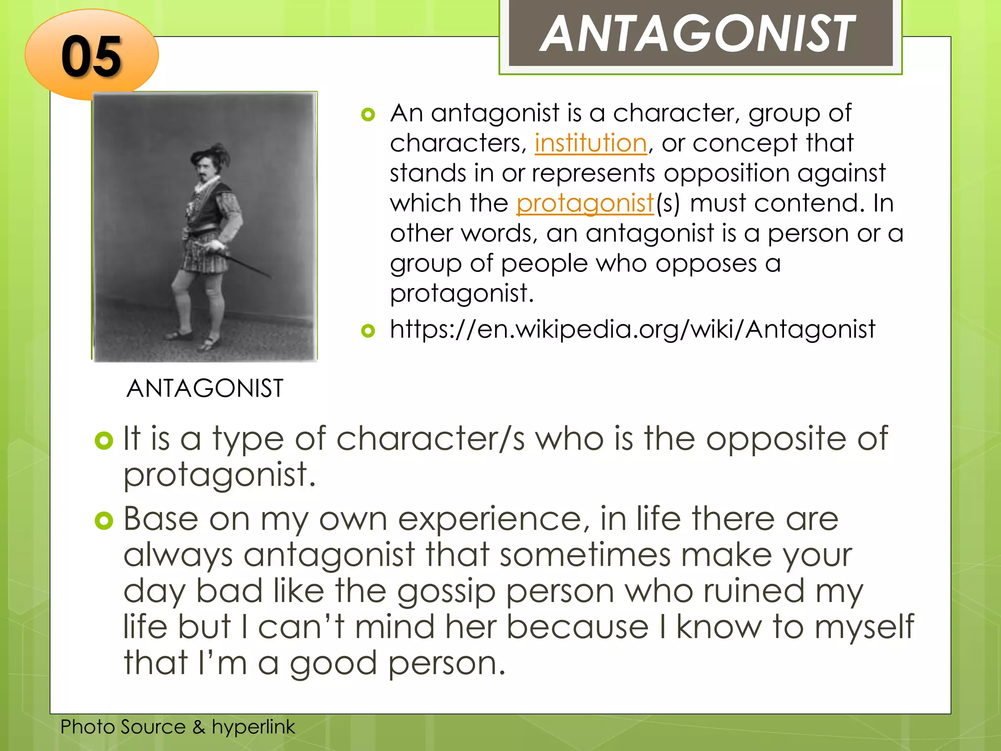 Types of characters in literature | PPT