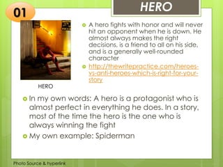 Types of characters in a Literature | PPTX