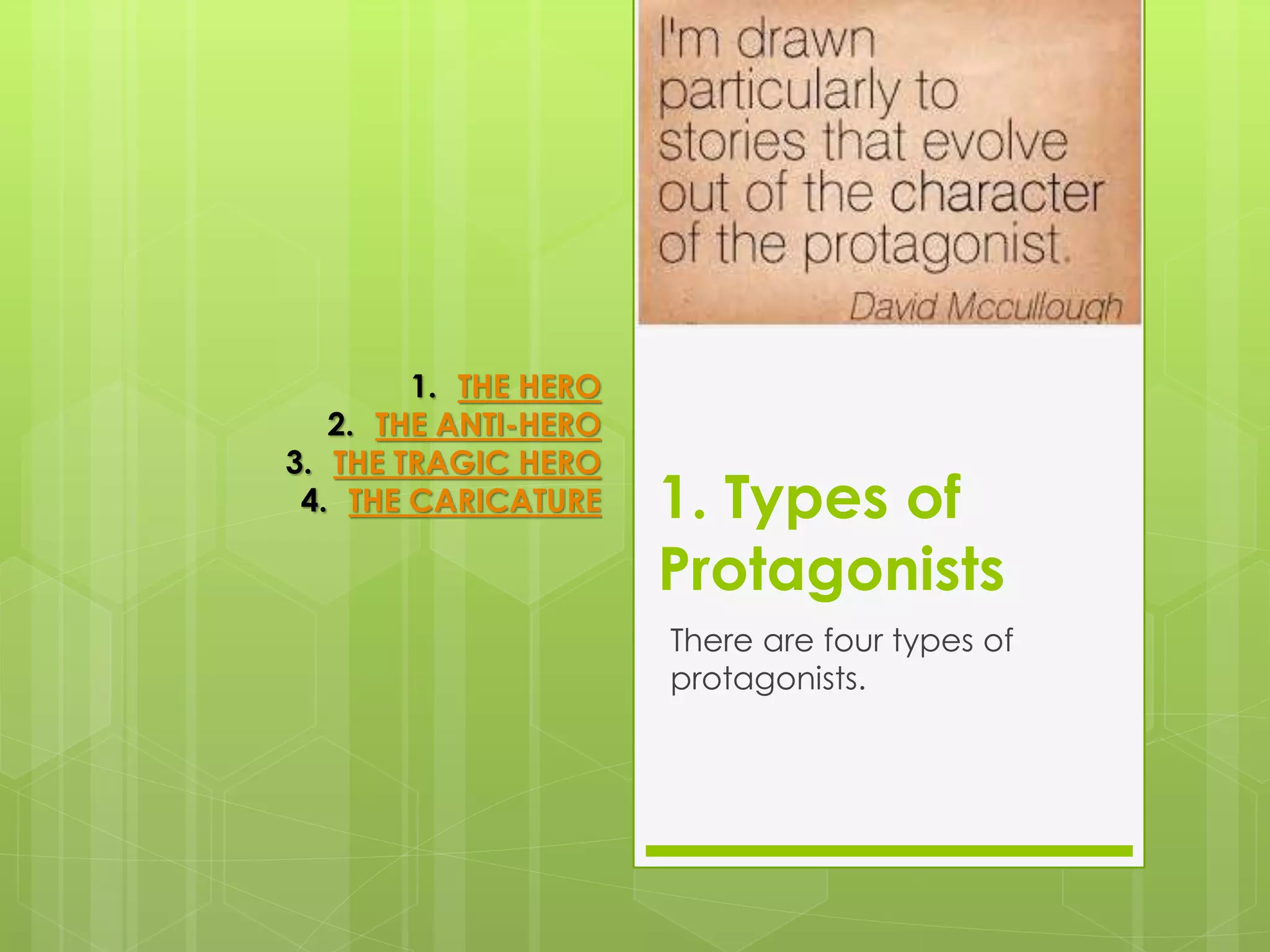 Types of Characters in Literature | PPTX