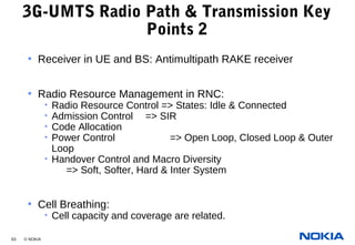 03 umts radio path and transmissionnew | PPT