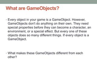 03 unity 3_d_part_2 | PPT