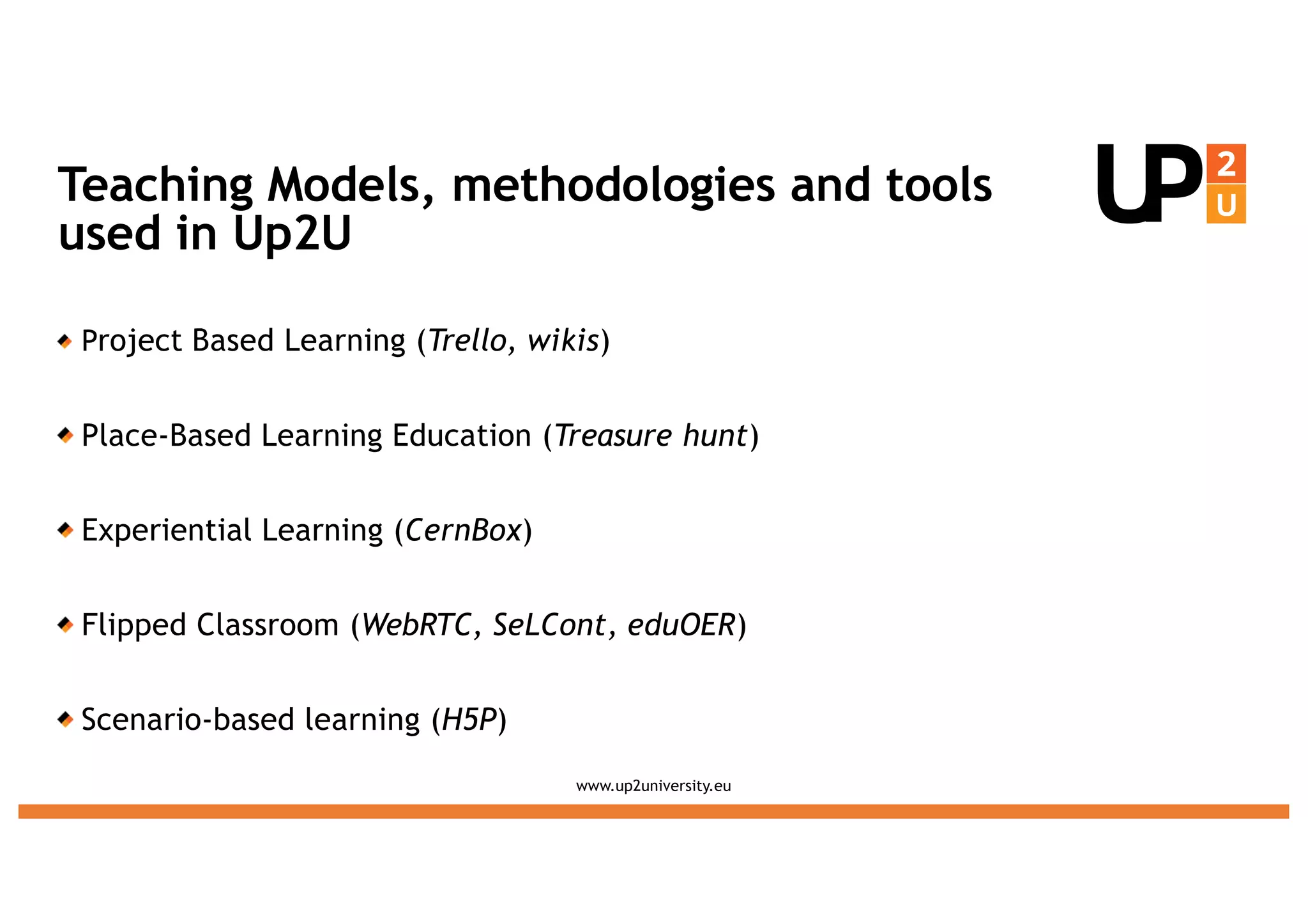 Up2U lightning talk | PPT