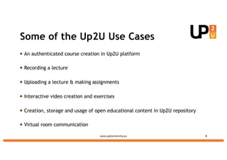 Up2U lightning talk | PPT