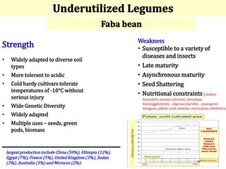 Underutilized Legumes: Global Status, Challenges and Opportunities for ...