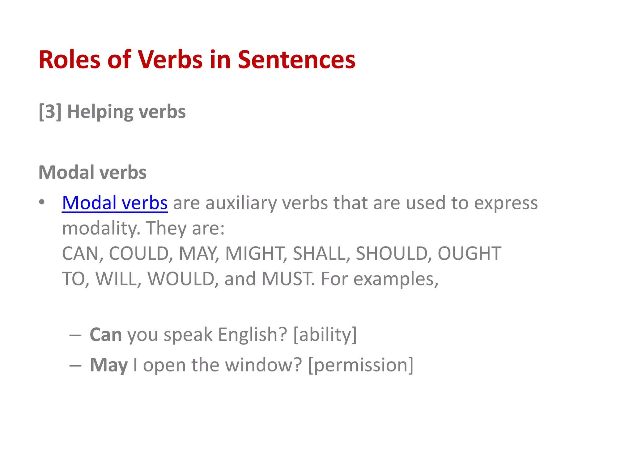 Verbs | PPTX