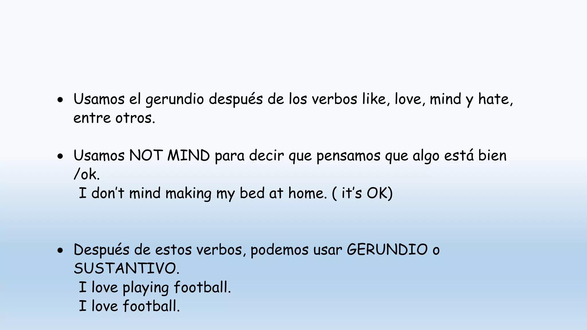 Verbs of Emotion verb+ing | PPTX