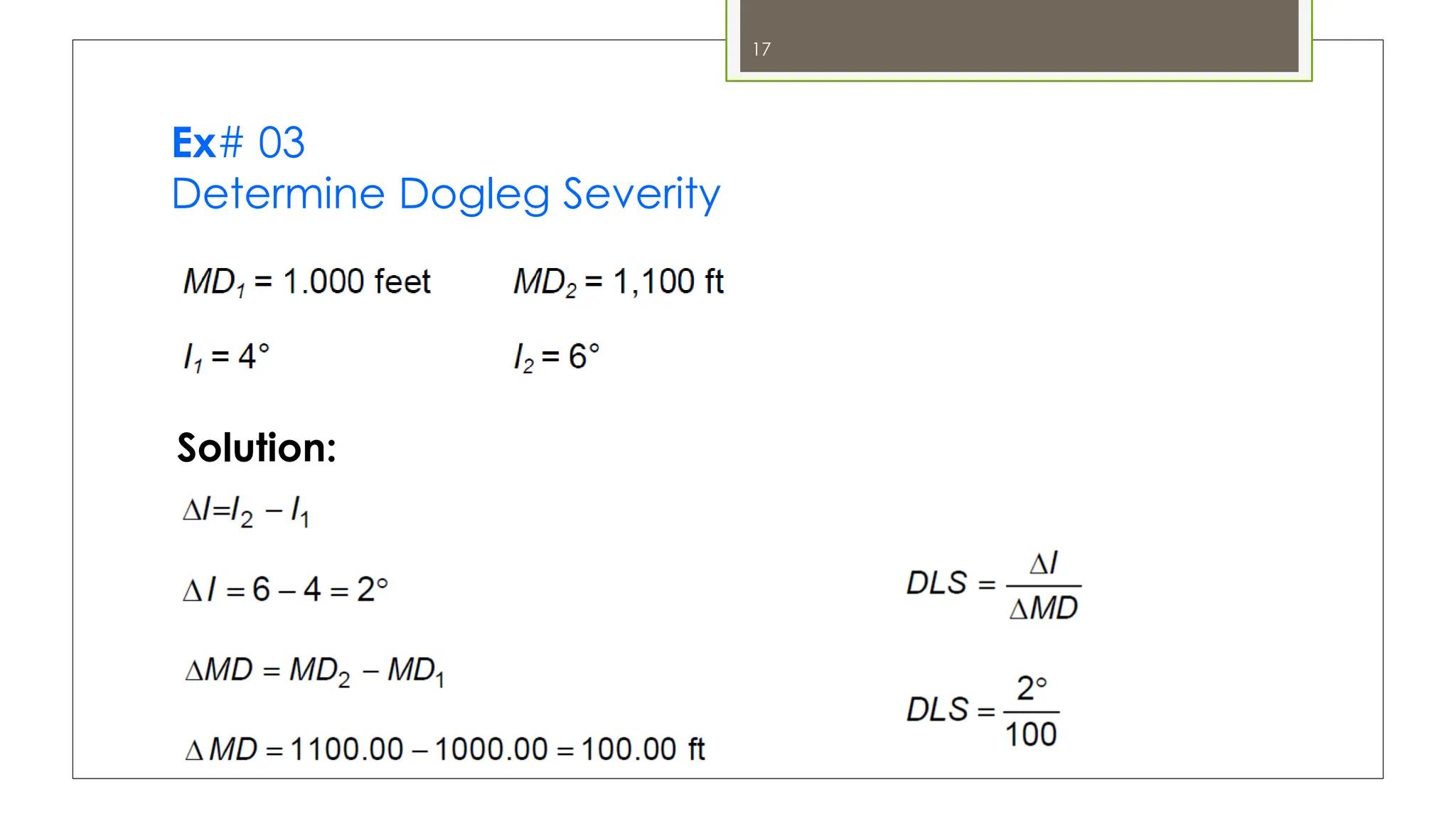 Vertical Section & Dogleg Severity in directional drilling | PDF