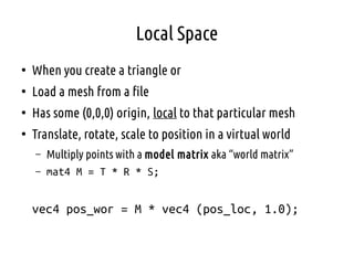 Computer Graphics - Lecture 03 - Virtual Cameras and the Transformation ...