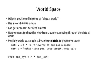Computer Graphics - Lecture 03 - Virtual Cameras and the Transformation ...