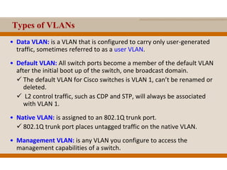 LAN Switching and Wireless: Ch3 - Virtual Local Area Networks (VLANs) | PPTX