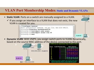 LAN Switching and Wireless: Ch3 - Virtual Local Area Networks (VLANs) | PPTX