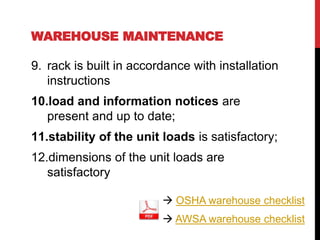 03 Warehousing - maintenance housekeeping and safety.pptx
