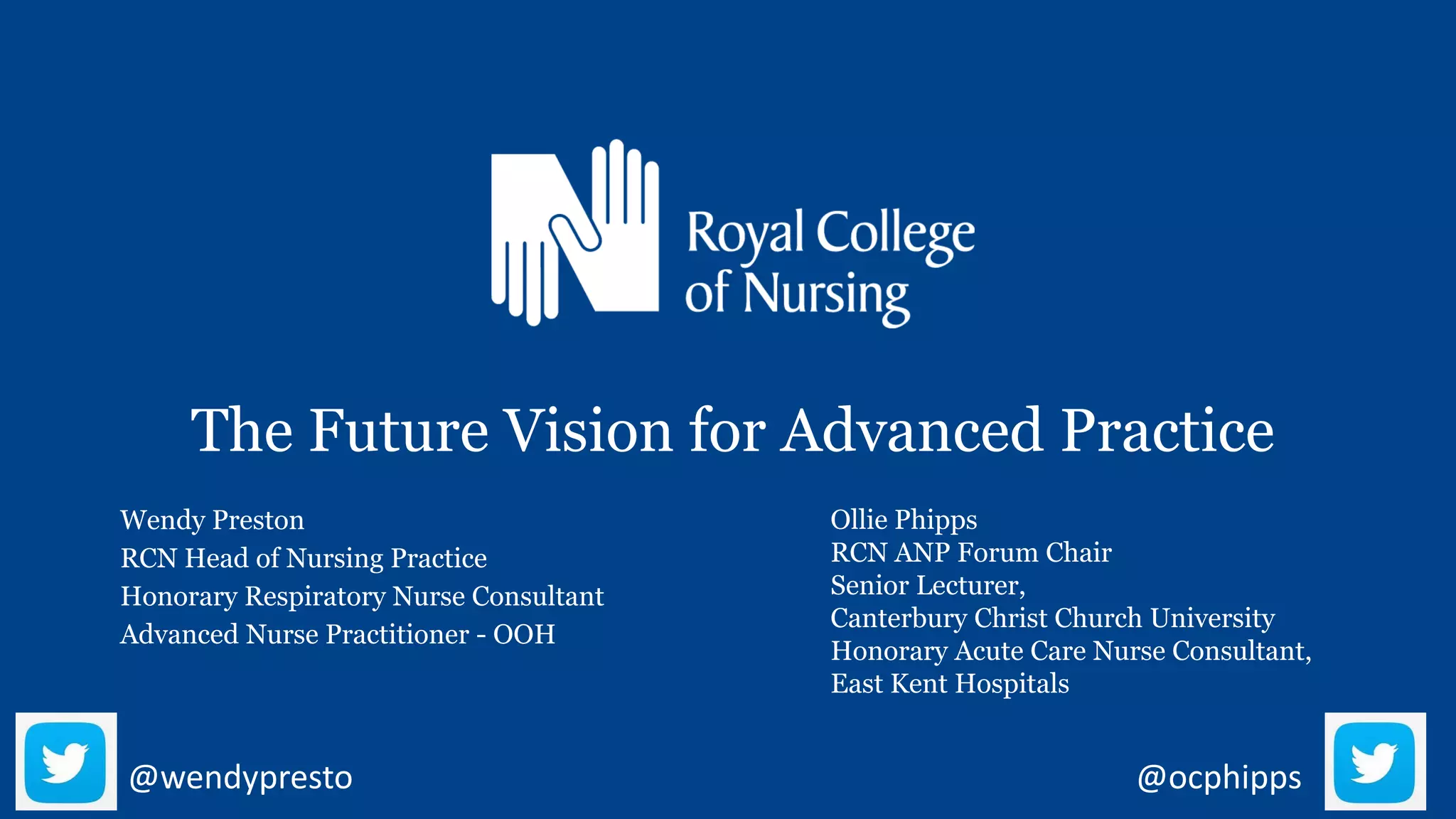 The forward vision of advanced practice | PDF