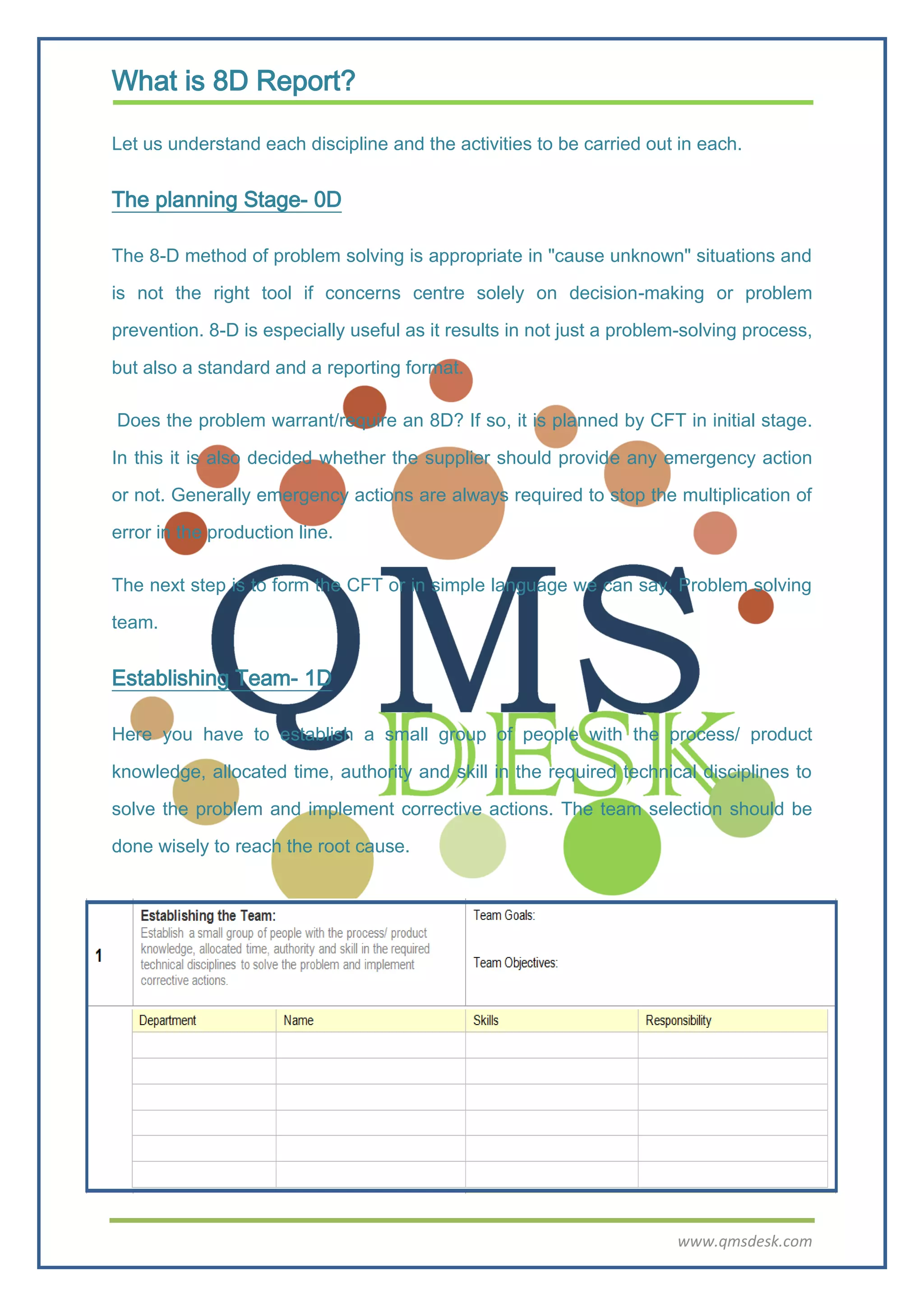 8D Report | PDF