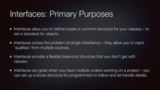When & Why: Interfaces, abstract classes, traits | PDF | Programming Languages | Computing