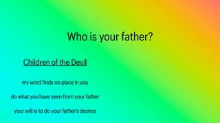 Who Is Your Father? | PDF