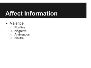 Wordnet-Affect [IIT-Bombay] | PPT