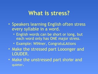 03 word stress | PPT