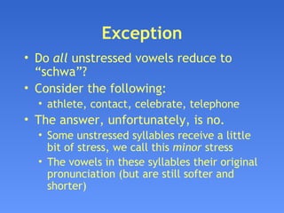 03 word stress | PPT