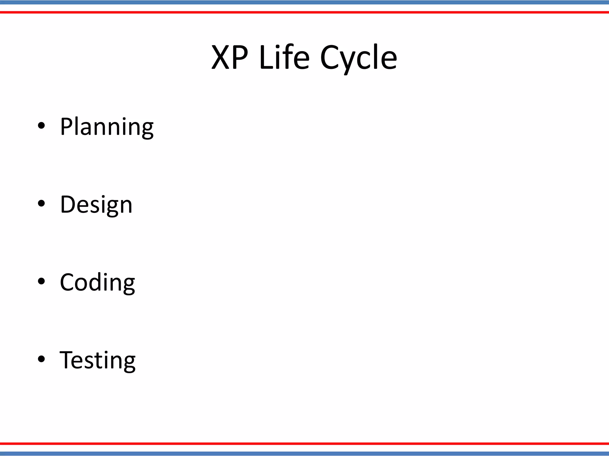Extreme Programming (XP) | PPT