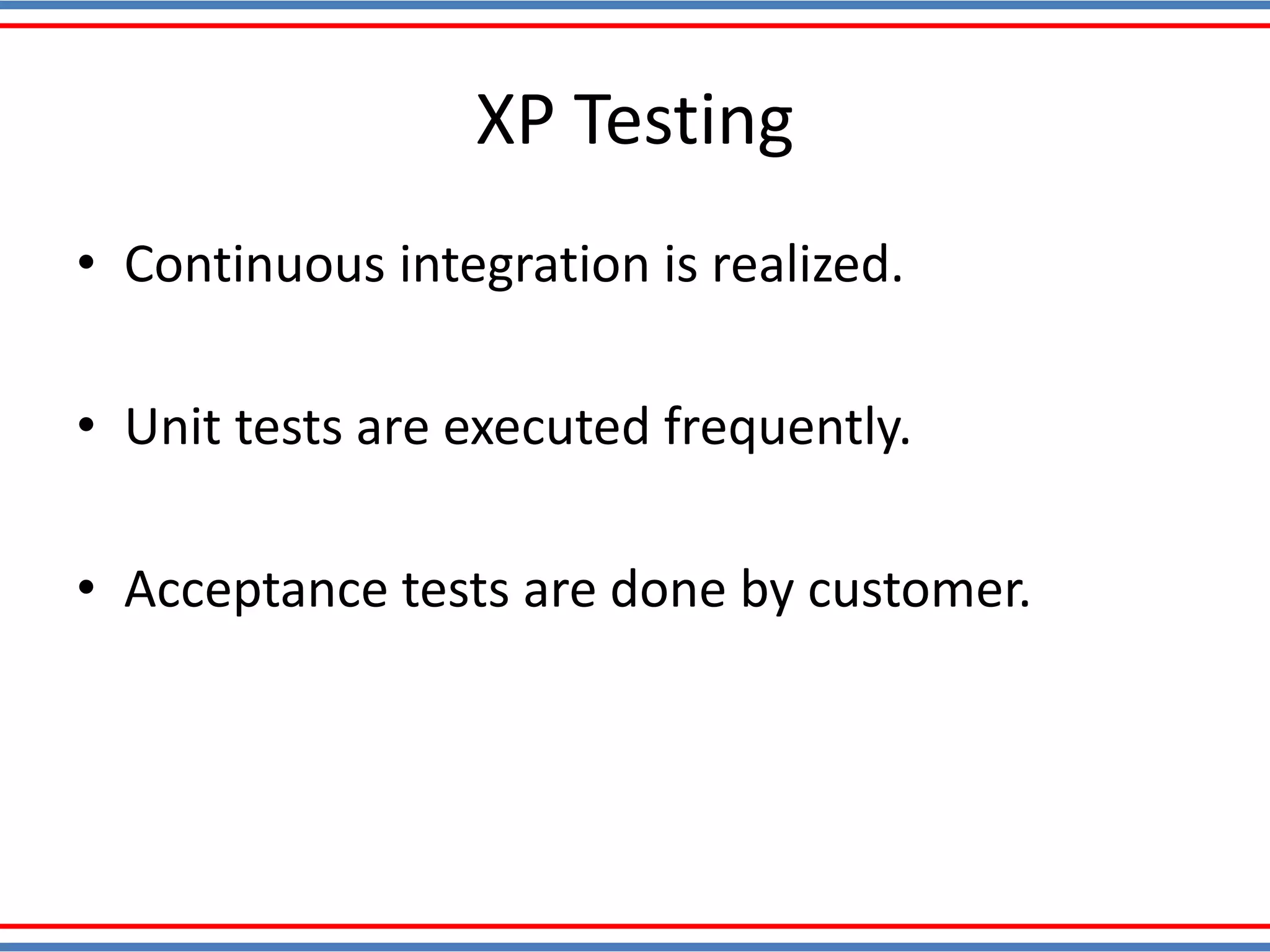 Extreme Programming (XP) | PPT
