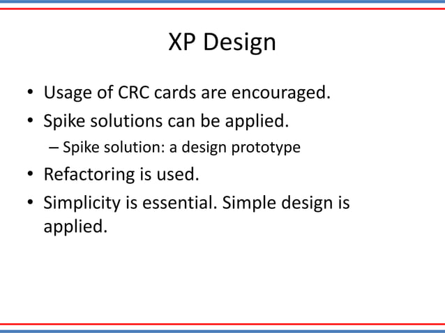 Extreme Programming (XP) | PPT