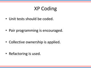 Extreme Programming (XP) | PPT