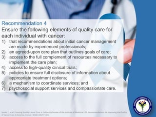 Defining Safety & Quality in Cancer Care | PDF