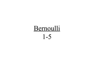Bernoulli Equation and its appliactions. | PPTX