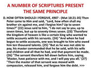 forgive and you will be forgiven | PPT