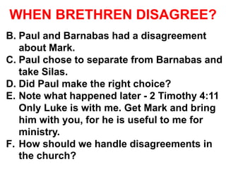 when brethren disagree | PPTX