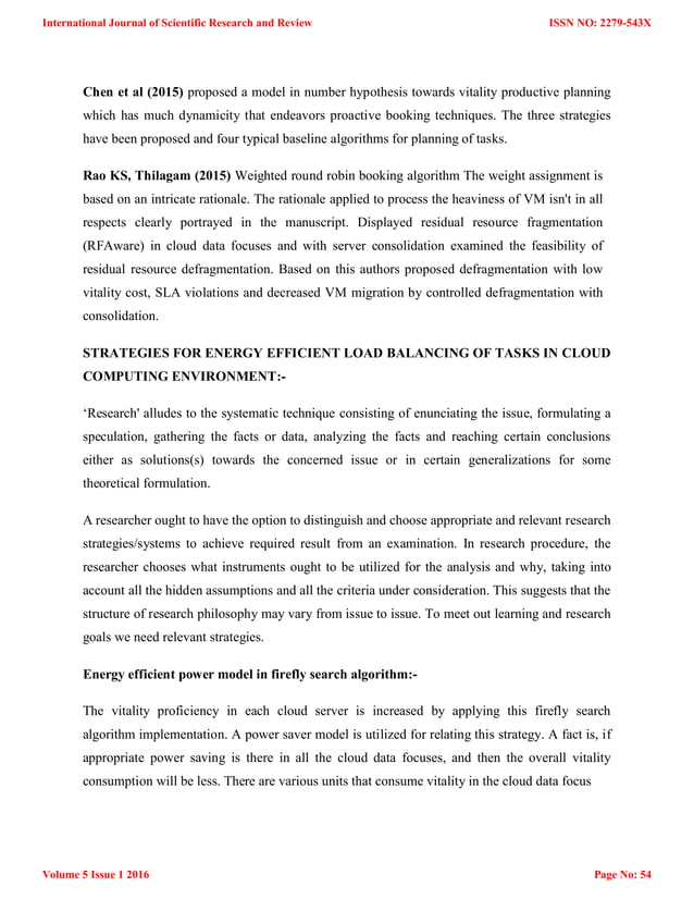 IMPROVEMENT OF ENERGY EFFICIENCY IN CLOUD COMPUTING BY LOAD BALANCING ALGORITHM | PDF