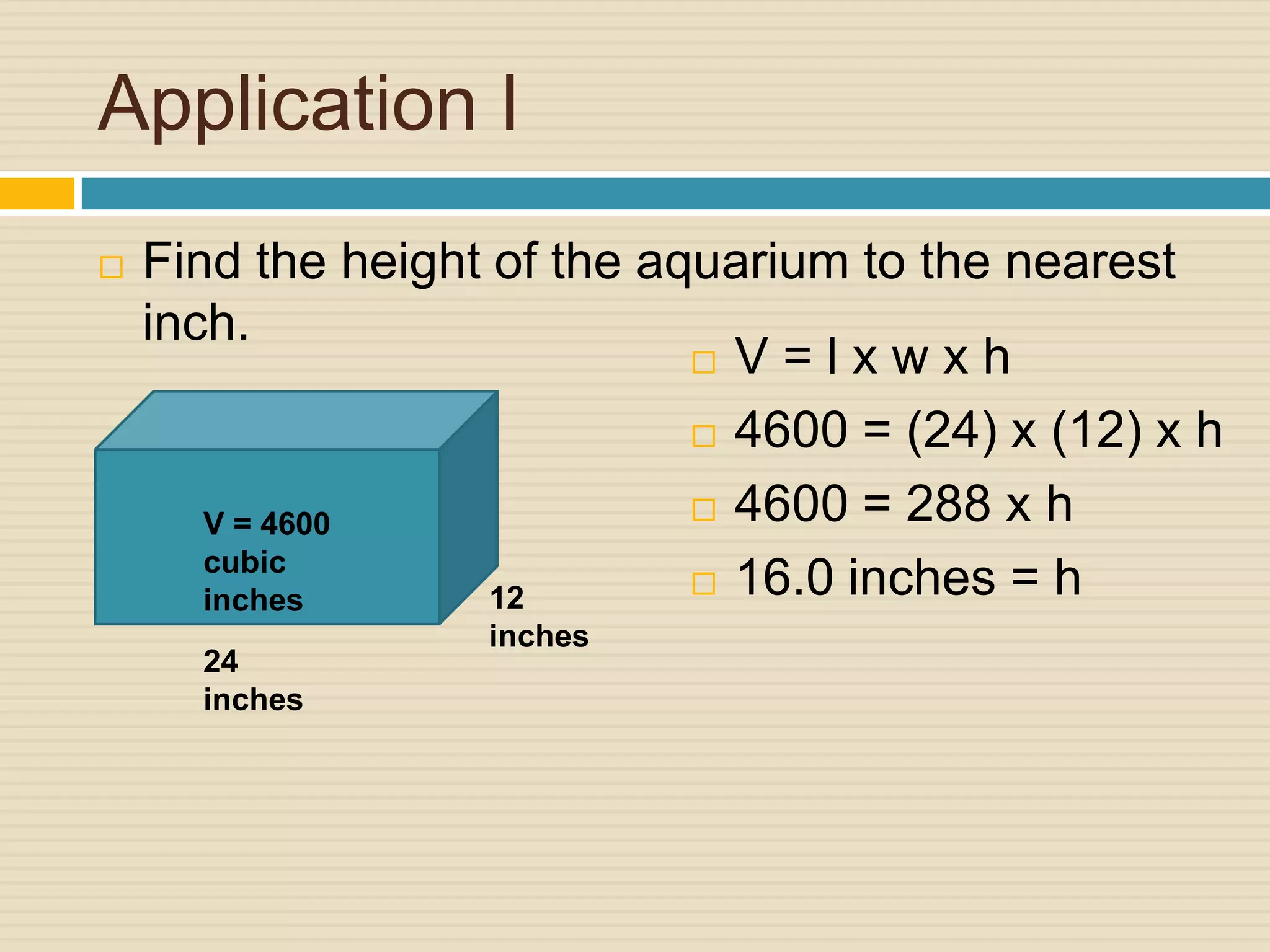 04.08.10 applications of volume and surface area | PPTX