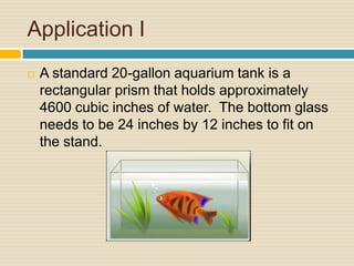 04.08.10 applications of volume and surface area | PPTX