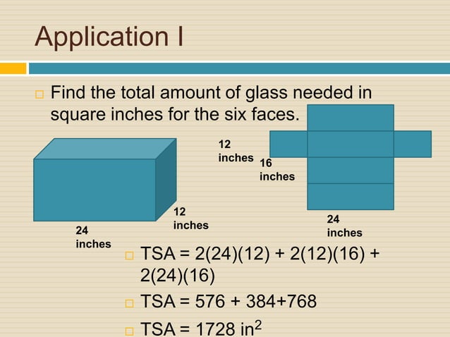 04.08.10 applications of volume and surface area | PPTX | Physics | Science