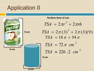 04.08.10 applications of volume and surface area | PPTX