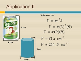 04.08.10 applications of volume and surface area | PPTX