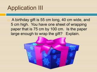 Surface Area In Real Life