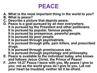 he will be called the prince of peace | PPTX