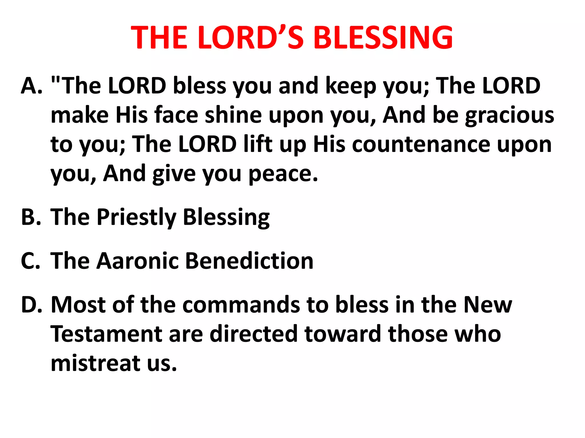 God's blessing | PPTX