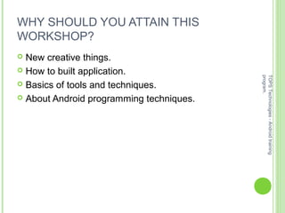 GTU Guidelines for Project on Android | PPT