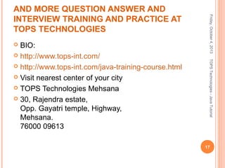 GTU Guidelines for Project on JAVA | PPT