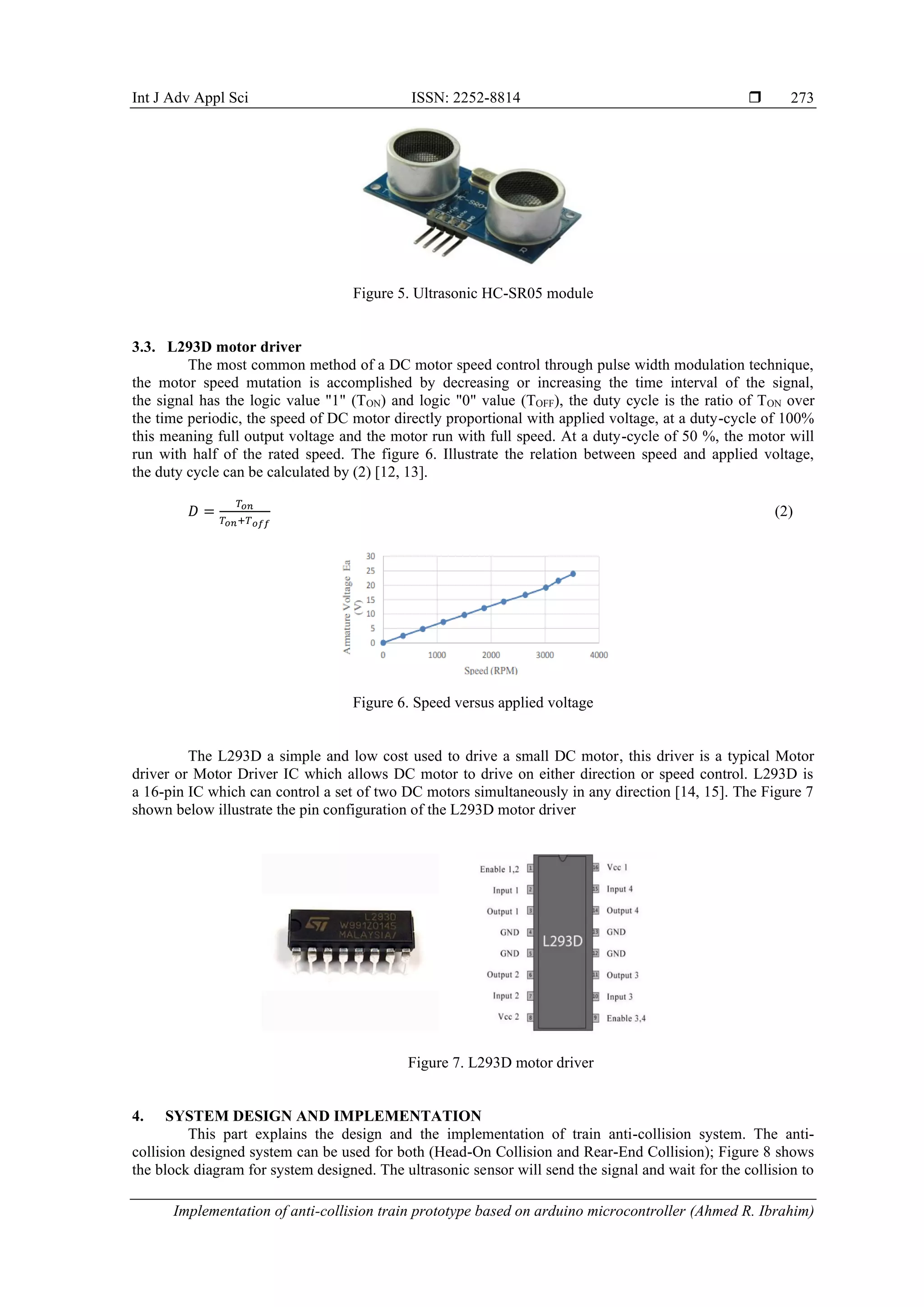 Implementation of anti-collision train prototype based on arduino microcontroller | PDF