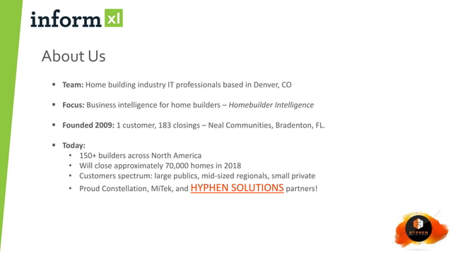 Partner Review: InformXL - 2018 Hyphen Customer Conference | PPT