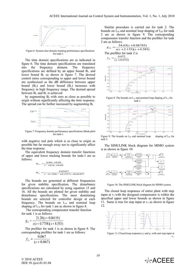 Multivariable Control System Design for Quadruple Tank Process using Quantitative Feedback ...