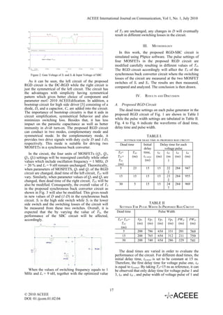 The Analysis of Dead Time on Switching Loss in High and Low Side ...