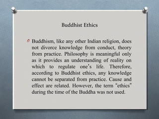 04. buddhist ethics | PPT