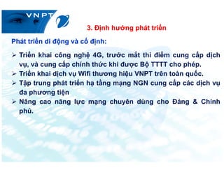 Dinh huong phat trien ha tang vien thong VNPT | PDF