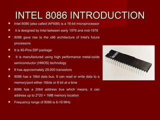 Microprocessor systems 8085 | PPT